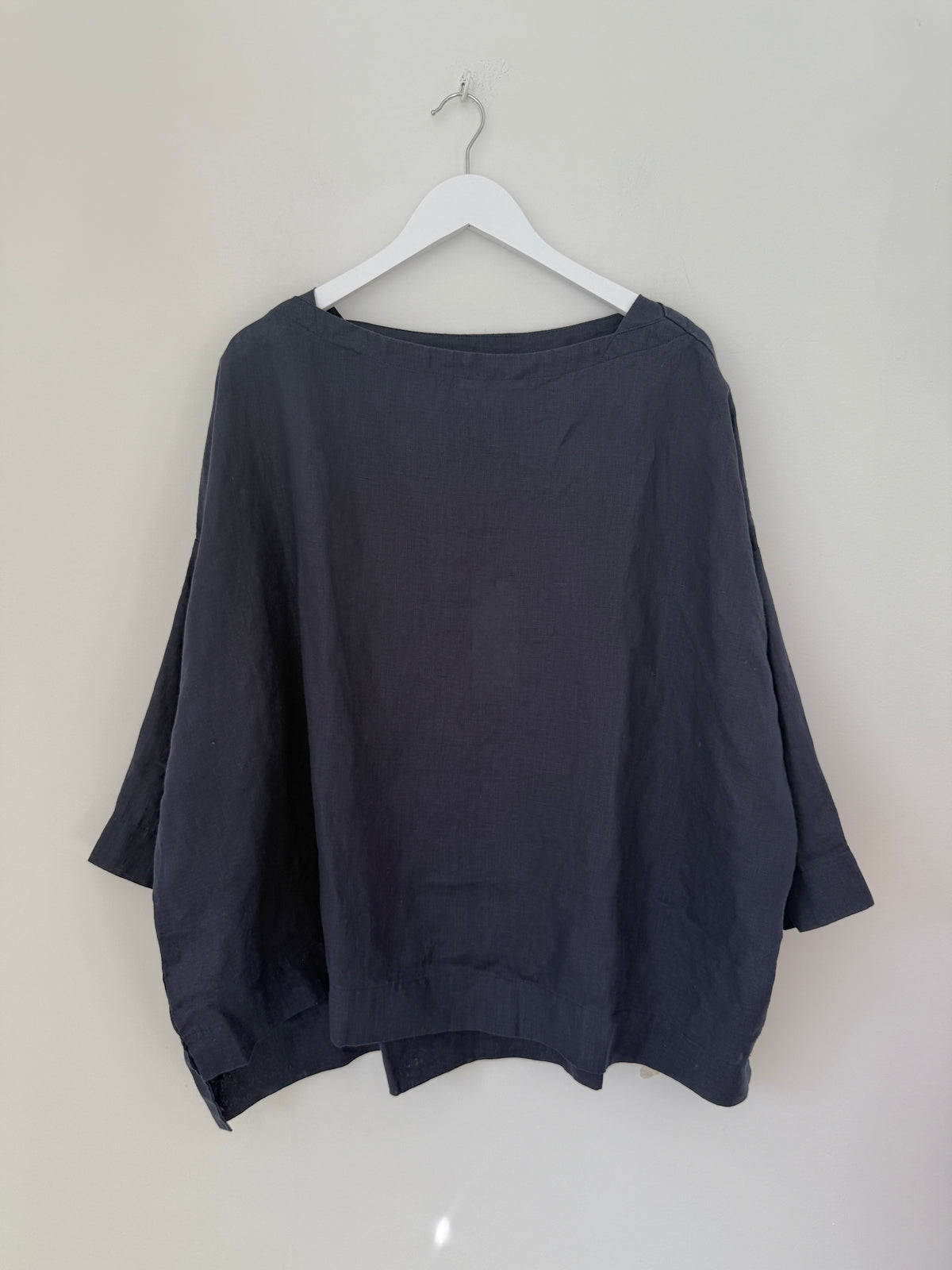 avril top - navy linen – frockk